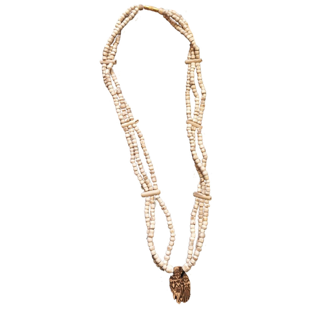 Three Layer Pure Tulsi Mala with Radha Krishna Locket - Majestic ...